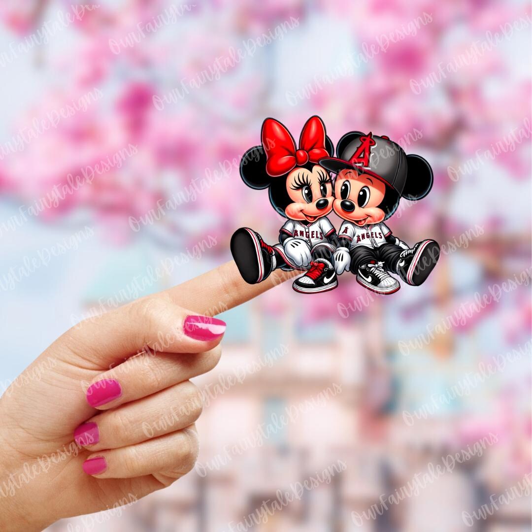 Mouse Love for Anaheim Baseball UV DTF Car Decal/sticker - Etsy
