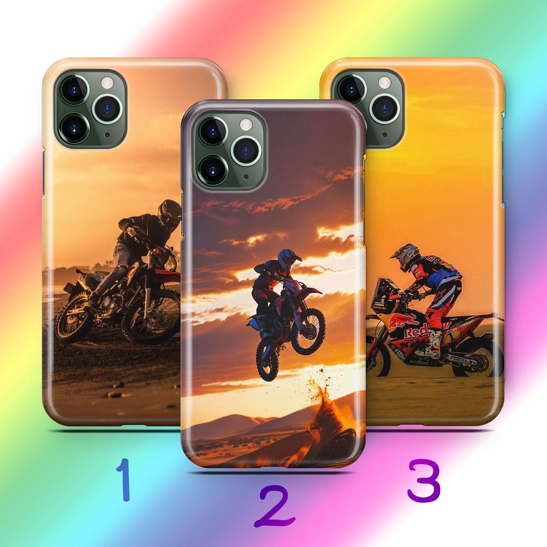 Dirtbike A4 Phone Case for Apple iPhone 11 12 13 14 15 16 E 17 Air PRO ...