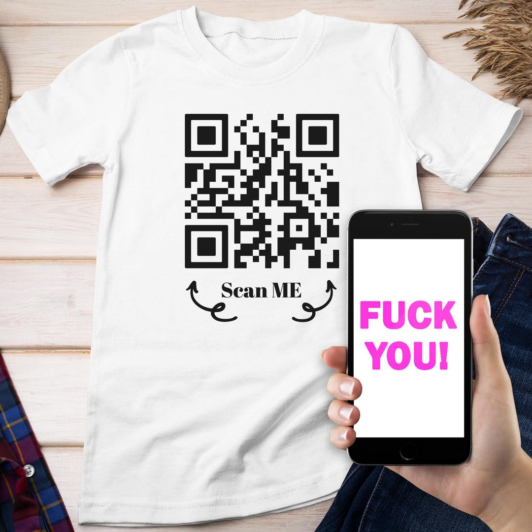 Christmas Gift Friends Gift - Funny Fu** You QR Code 2 Sided Design ...