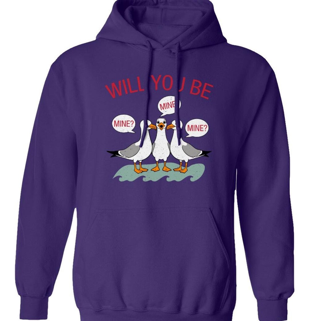 Valentine's Day Gift - Will You Be Mine Funny Seagull Gift Celebrate ...