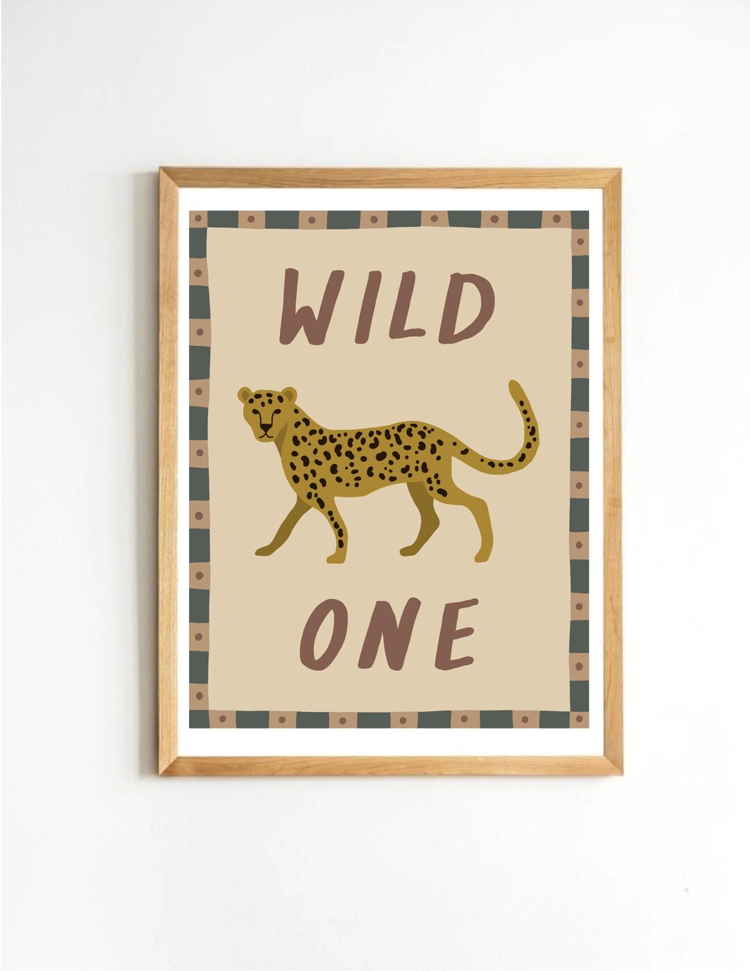 Wild One Animal Print: Boho Nursery Decor (digital Download 8.5x11 JPEG ...