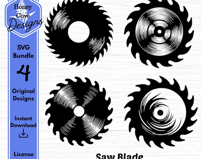 Saw Blade SVG Bundle, Set of 100, Instant Digital Download, Png, Svg ...