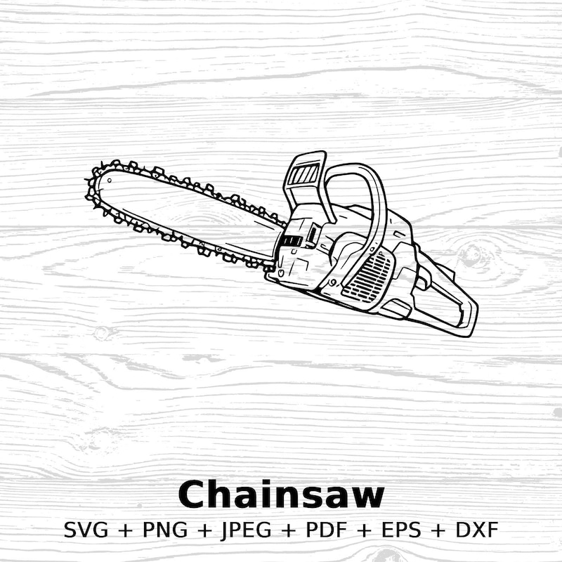 Chainsaw Svg - Etsy