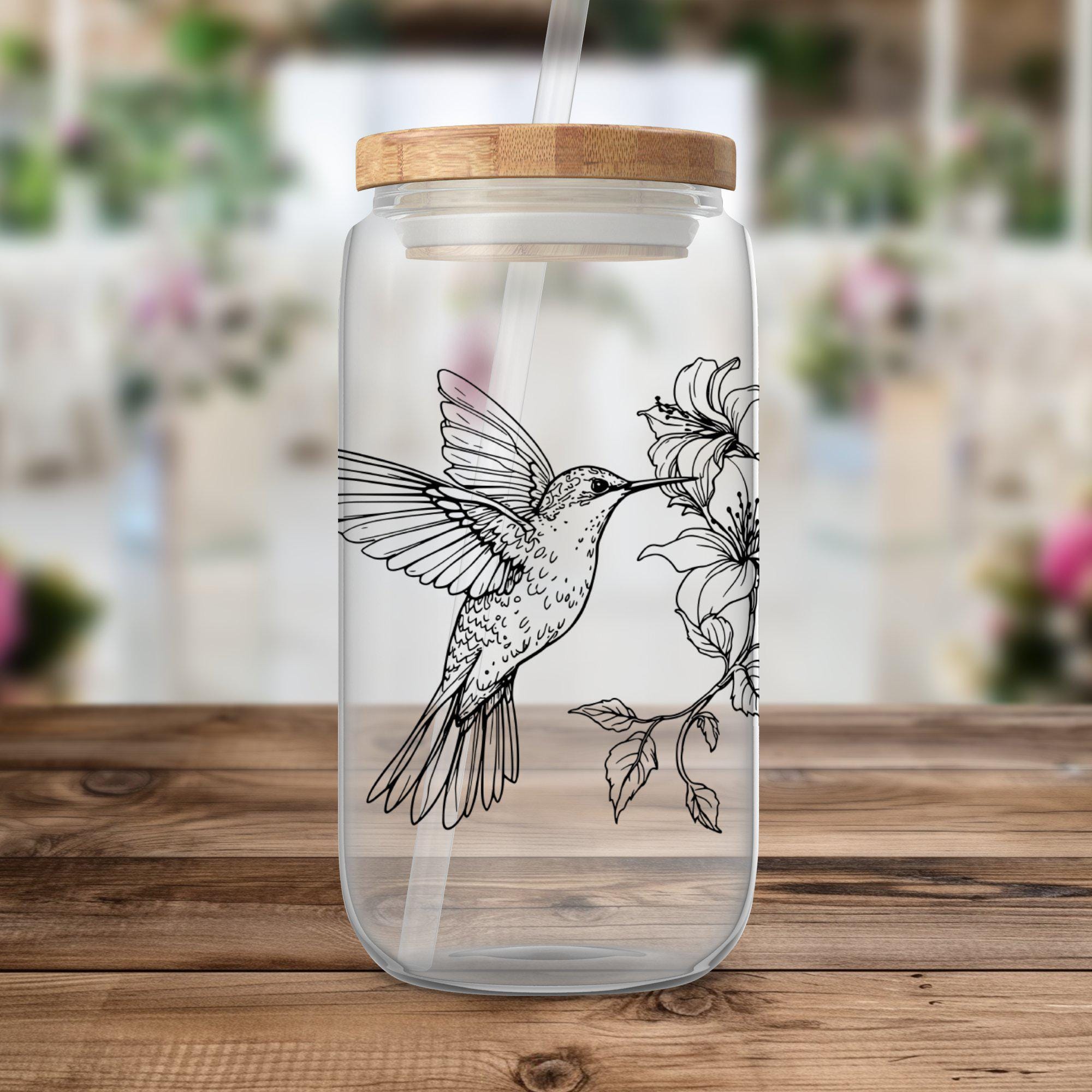 Hummingbird Line Art Digital Download, SVG, PNG, JPEG, Pdf, Eps, Dxf ...
