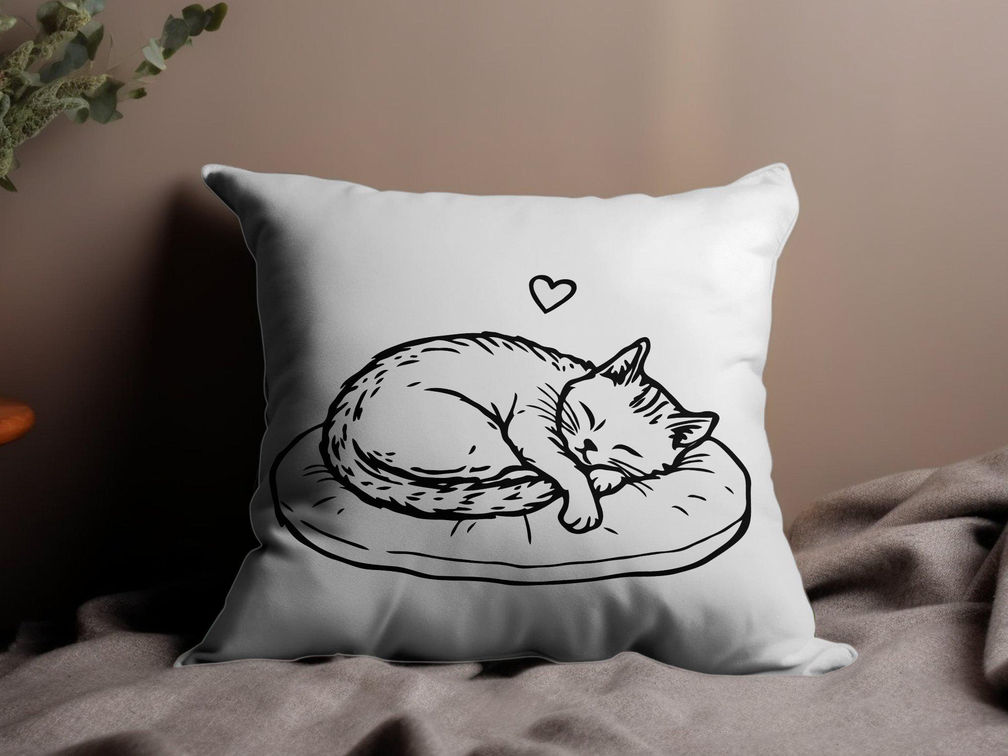 Cute Cat Nap Clipart Digital Art, Instant Digital Download in SVG, PNG ...