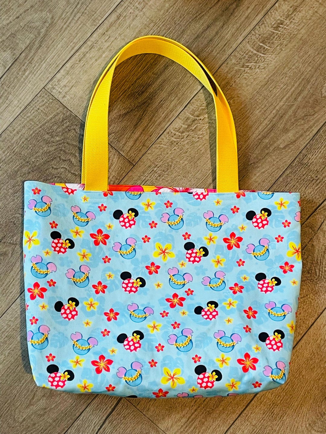 Disney Tote / Denim Hawaiian Aulani Beach Bag / Market Bag / Travel ...
