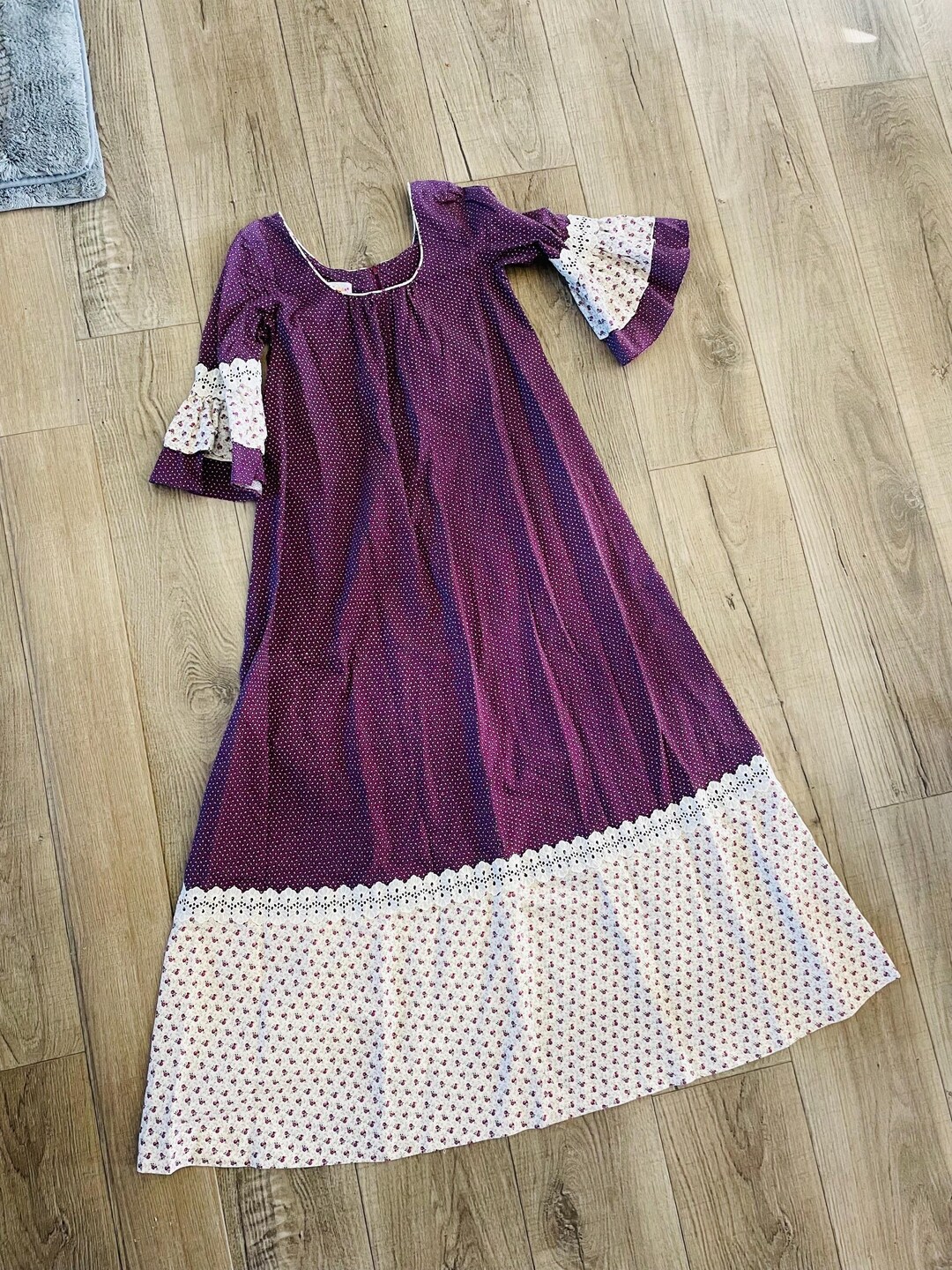 Vintage Hilda Hawaii Muumuu / Purple / Vintage Hawaiian Muu Muu ...