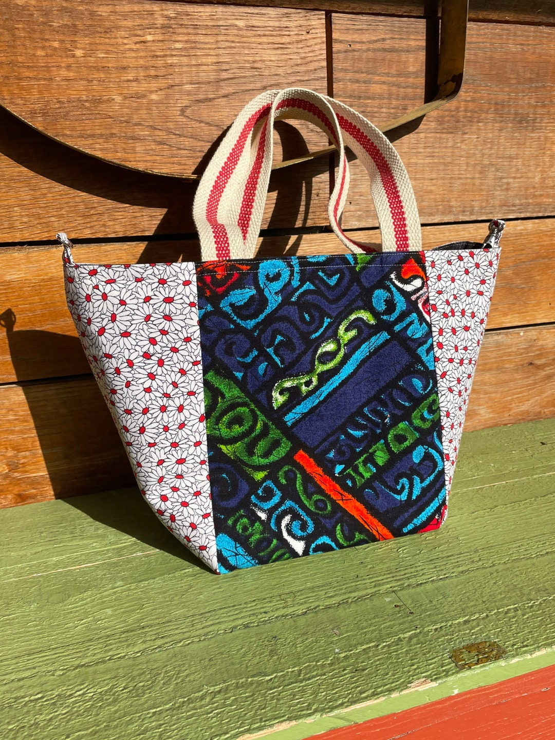 Vintage Hawaiian Textile Fortune Bag: Japanese Style Market Tote - Etsy