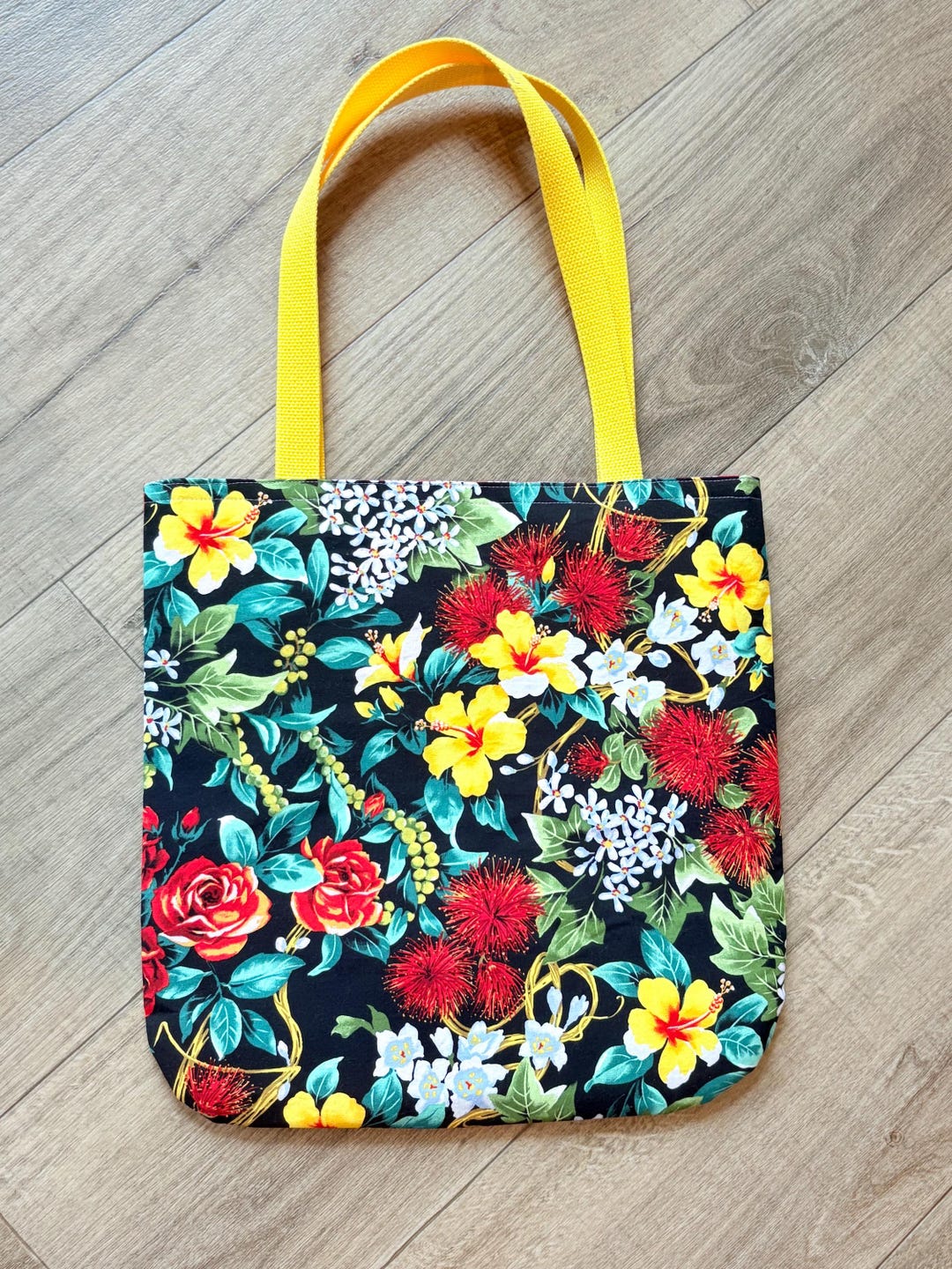 Hawaiian Handbag / Purse / Palaka / Tote / Hawaii Floral Lei - Etsy