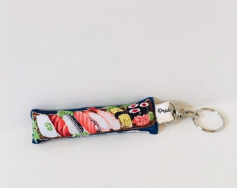 Sushi Keychain VERY SMALL Sushi Keyring Personalized Keychain - Etsy