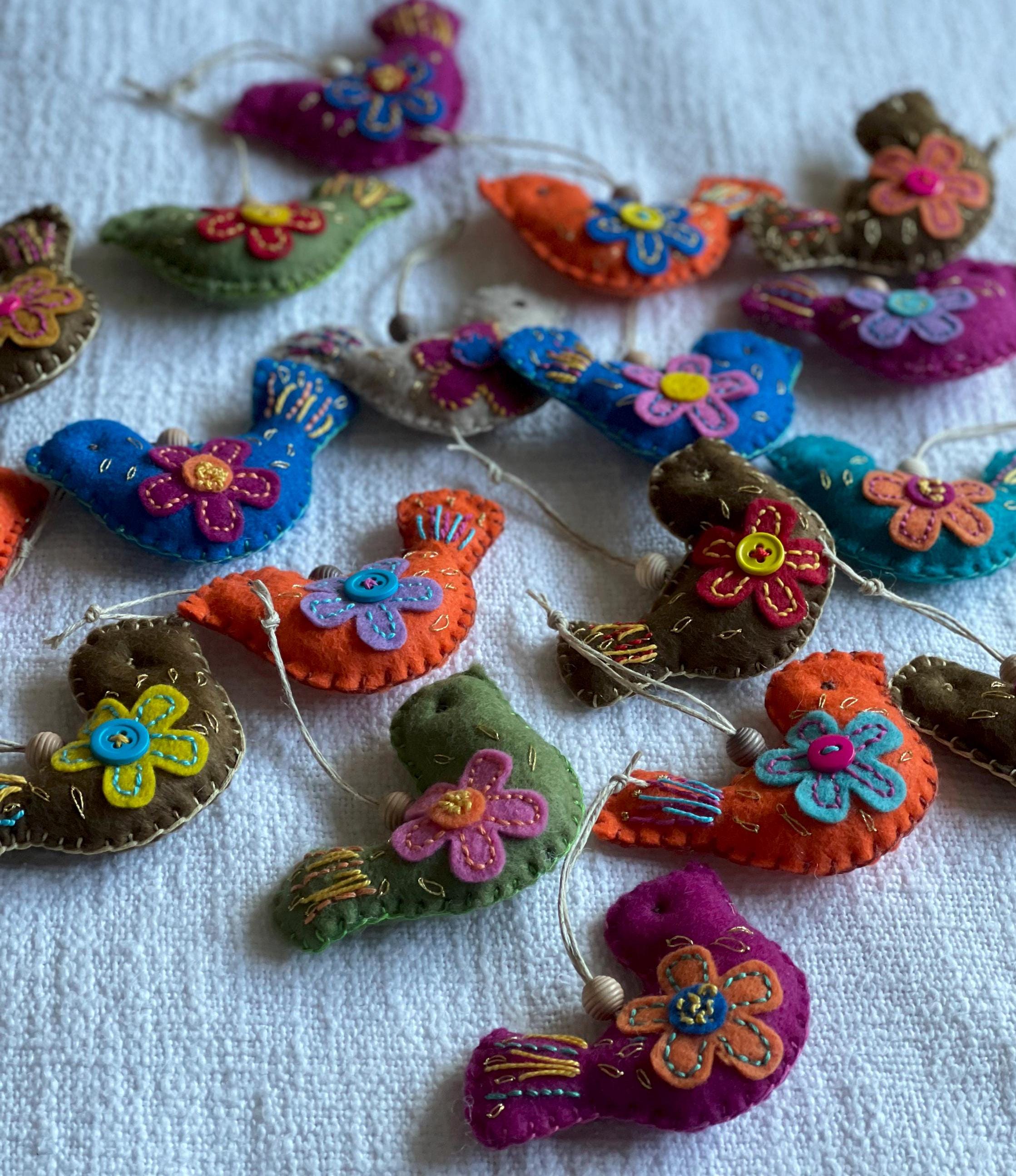 Ornament Original Handmade Birds - Etsy