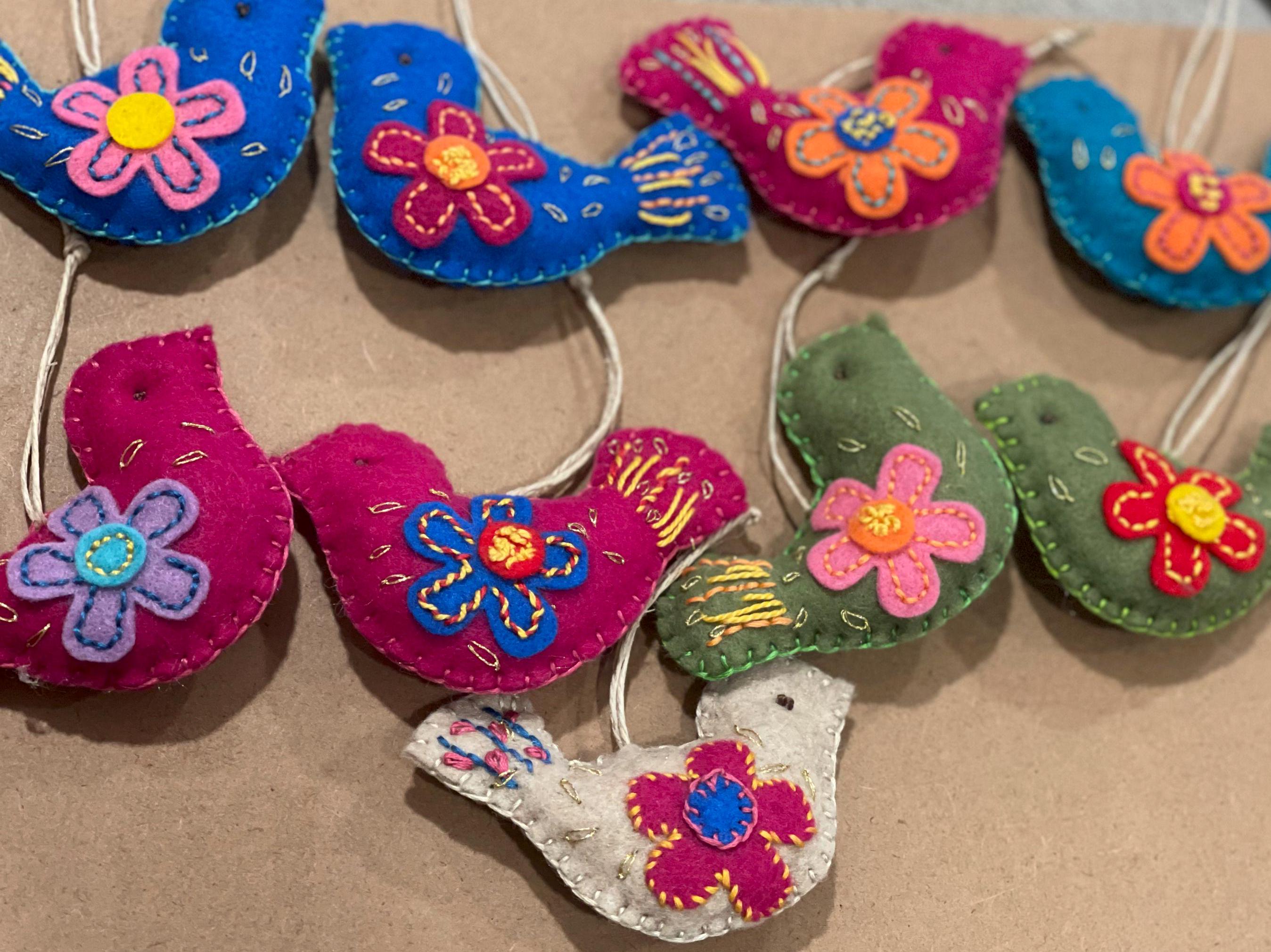 Ornament Original Handmade Birds - Etsy