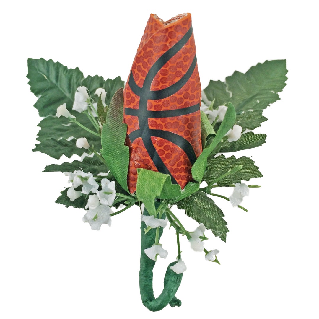 Basketball Rose Boutonniere - Etsy