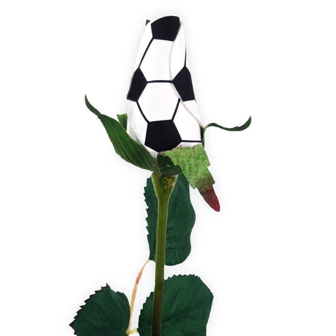 Soccer Rose Bouquet With Vase Soccer Valentine Soccer | Etsy
