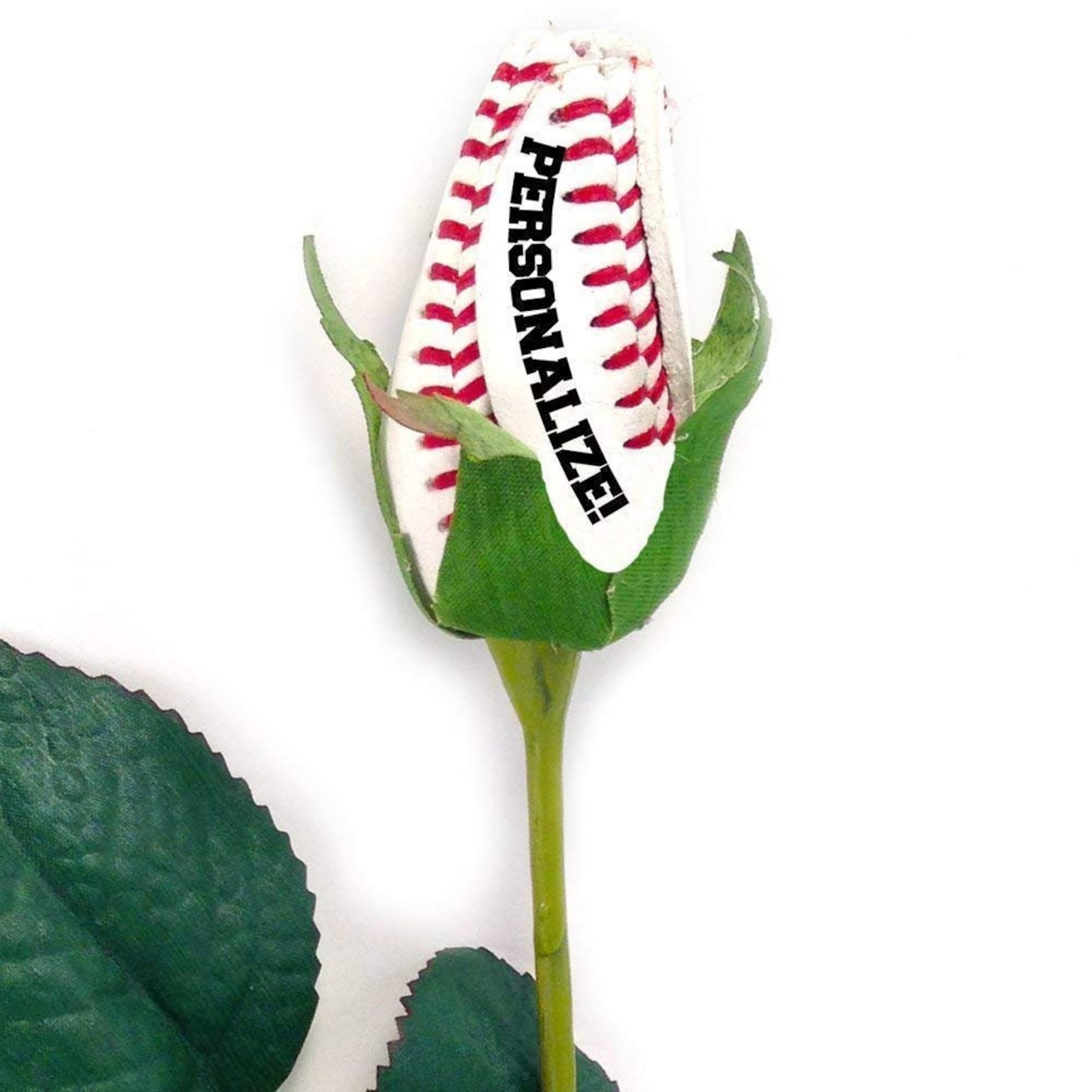 Personalized Baseball Rose Original Design Full Grain - Etsy