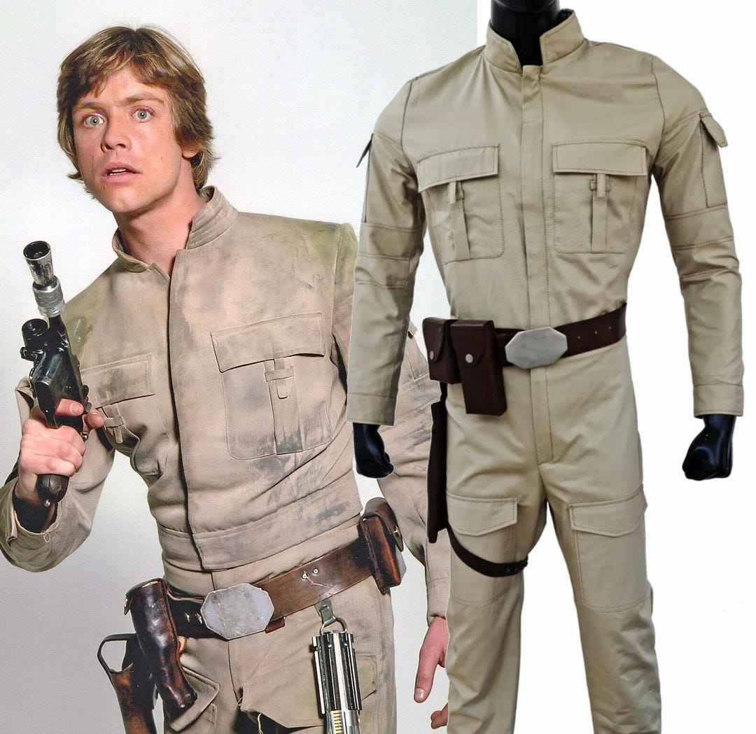 Luke Skywalker Costume With Leather Belt, Cosplay for Conventions ...
