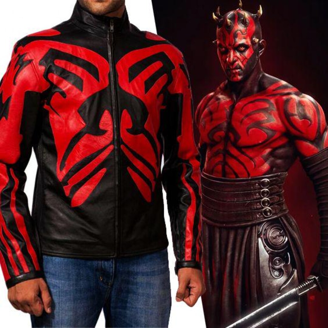 Darth Maul Leather Jacket, Unique Fashion Statement Inspired by the ...