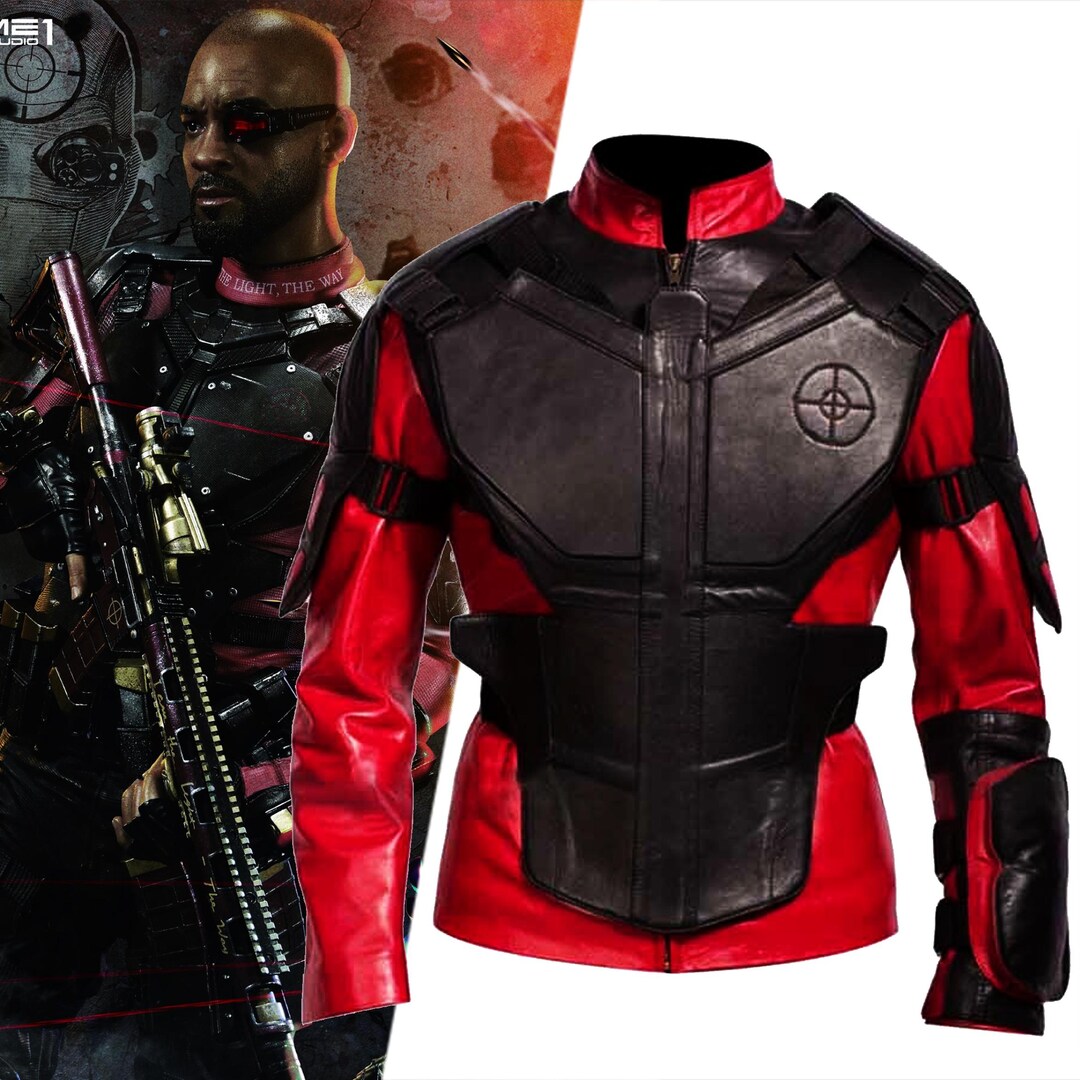 Deadshot Leather Jacket, Handmade Suicide Squad Cosplay, Ultimate ...