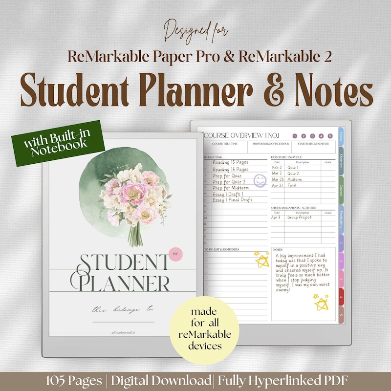 Remarkable 2 Adhd School - Etsy