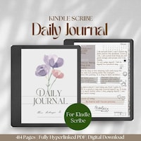 Kindle Scribe Daily Journal, Digital Journal, Digital Notebook, Lined ...
