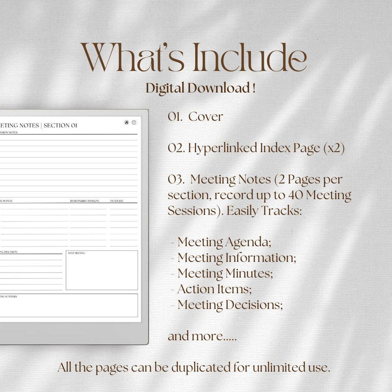 Productivity Bundle for Remarkable Paper Pro: Digital Notebook, Planner ...