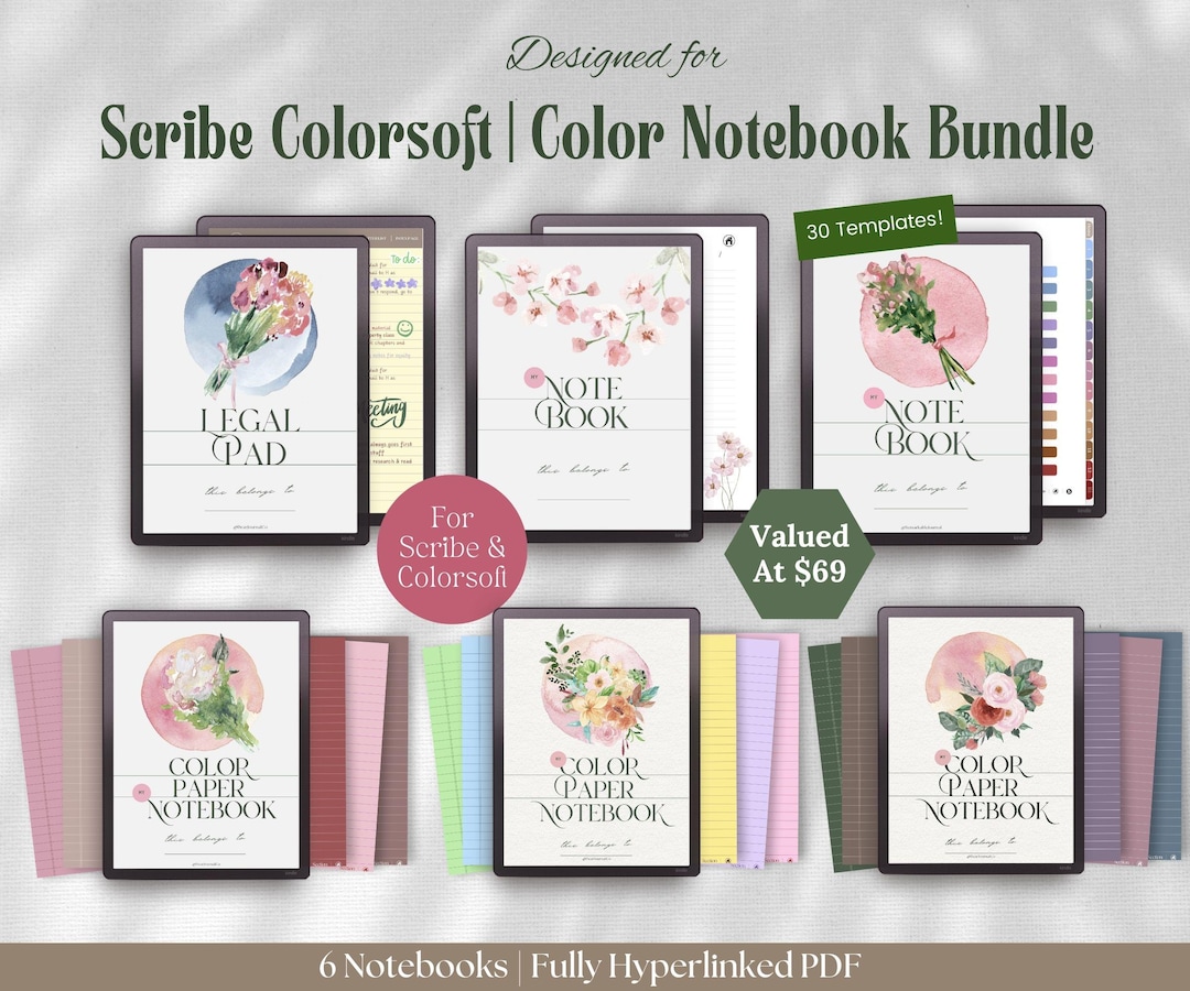 Color Notebook Kindle Scribe Colorsoft: Digital Notebook, Lined Notes ...