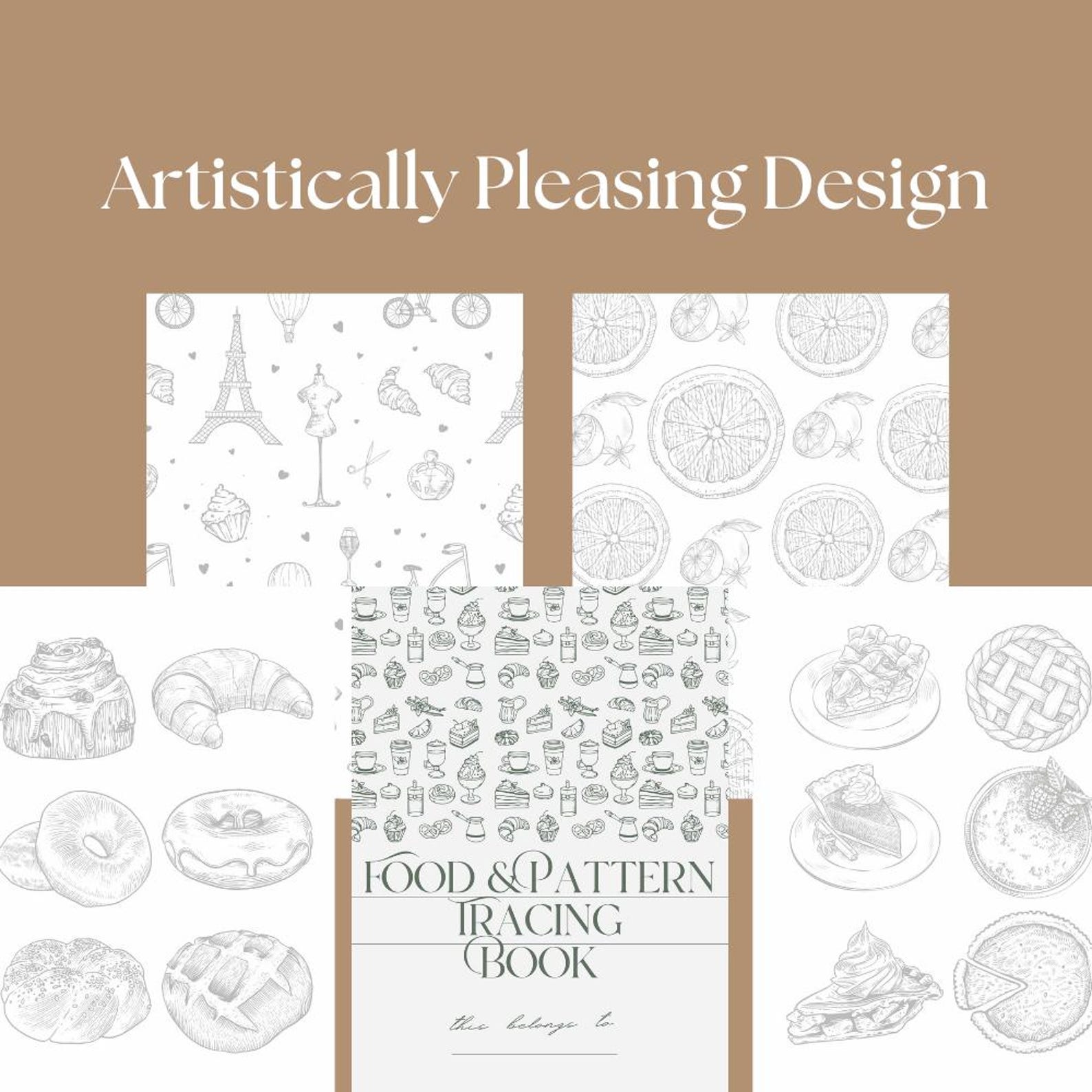 Food Tracing Book Remarkable Paper Pro Mindfulness Tracing on ...