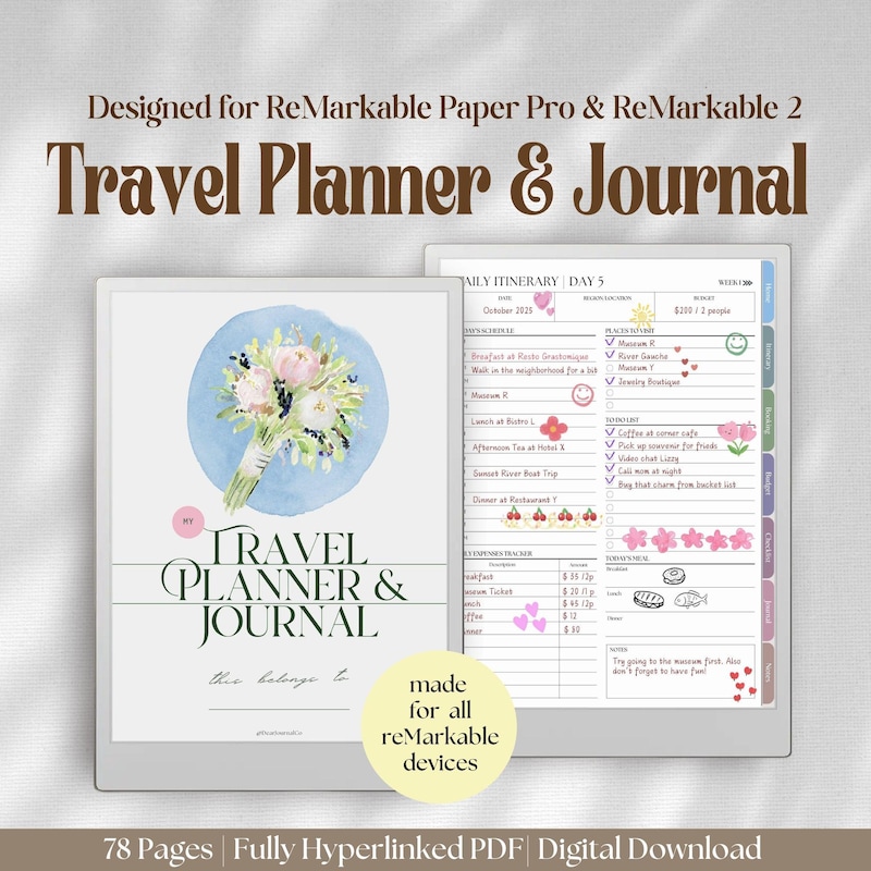 Task Travel Journal - Etsy