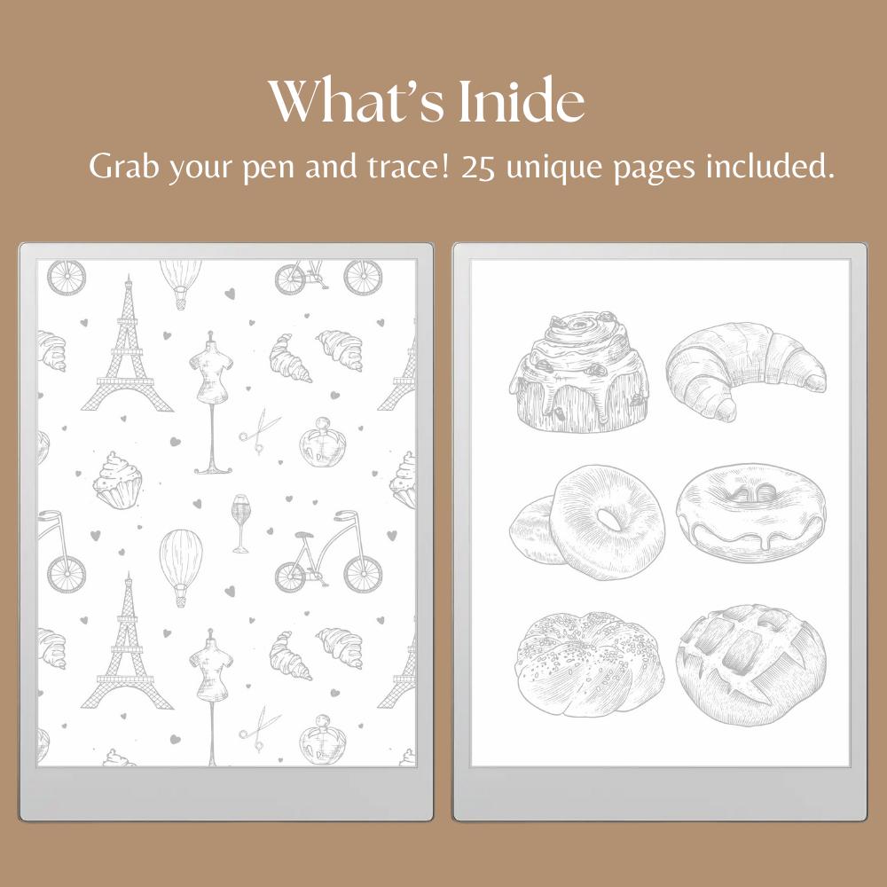 Food Tracing Book Remarkable Paper Pro Mindfulness Tracing on ...