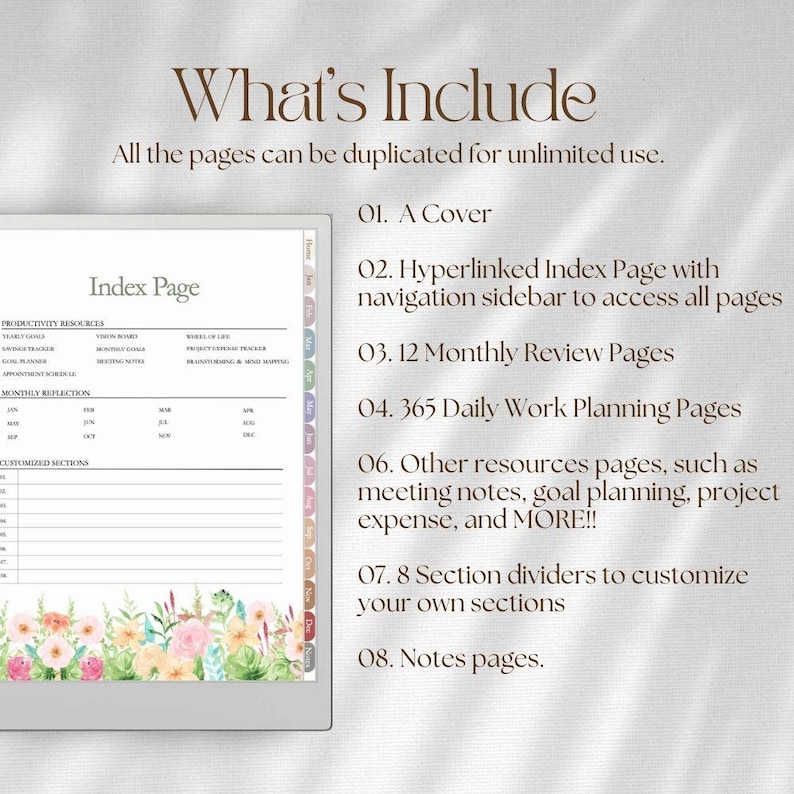 Daily Work Planner for Remarkable Paper Pro & Remarkable 2: Workday ...