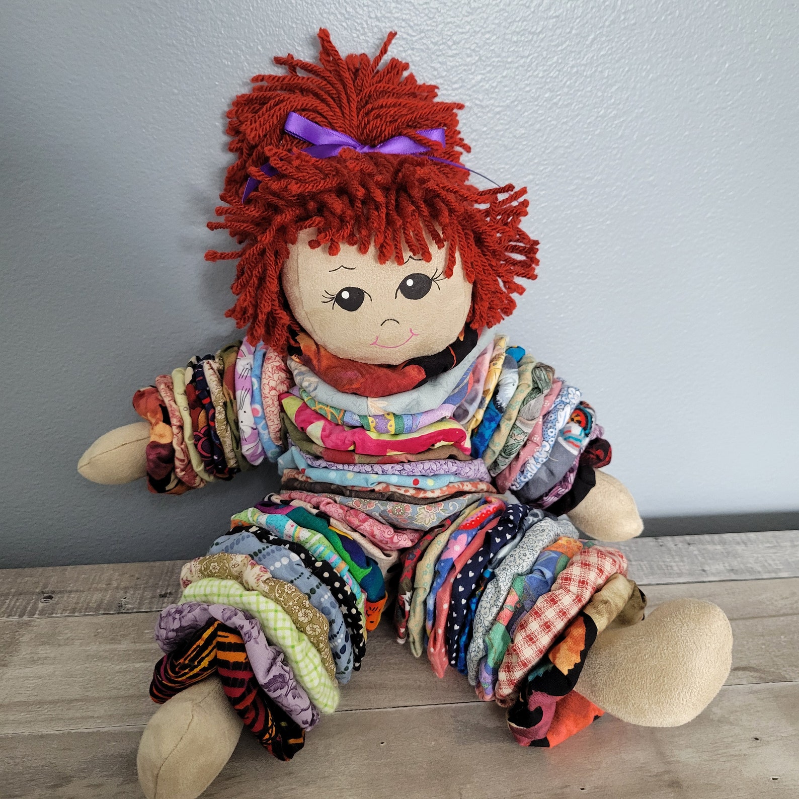 Handmade Yo-yo Baby Doll - Etsy