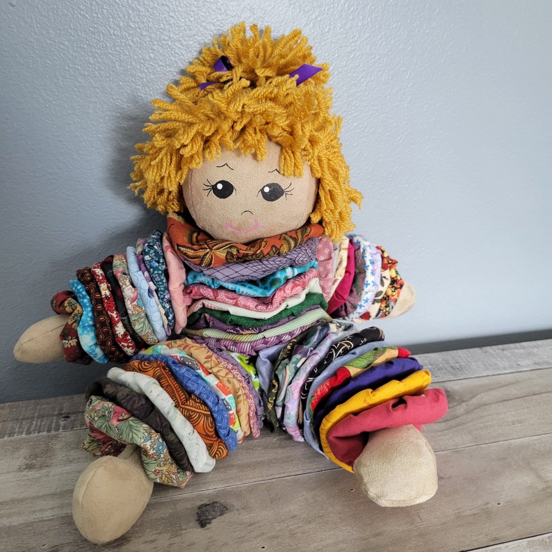 Handmade Yo-yo Baby Doll - Etsy