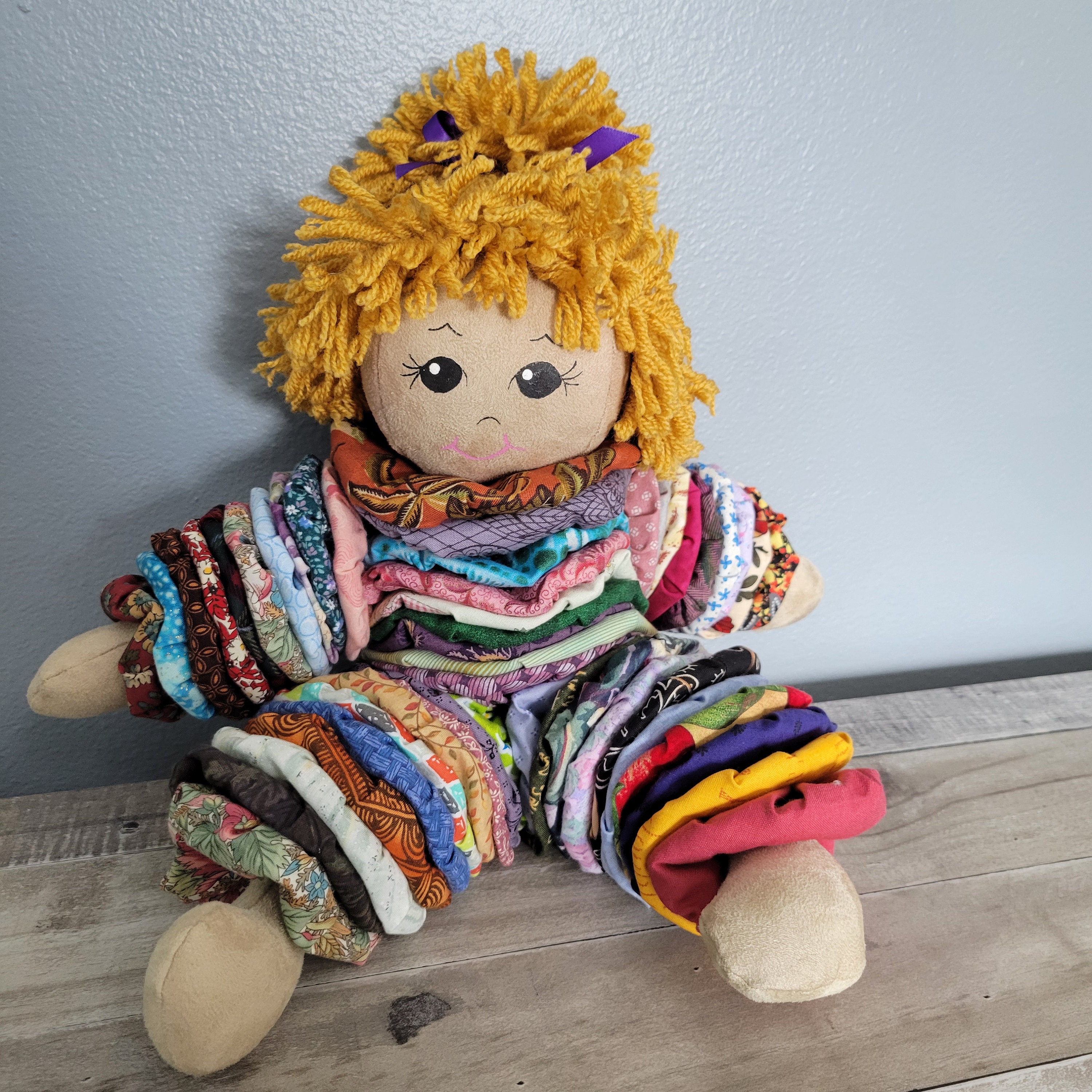 Handmade Yo-yo Baby Doll - Etsy