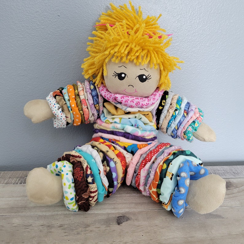 Handmade Yo-yo Baby Doll - Etsy