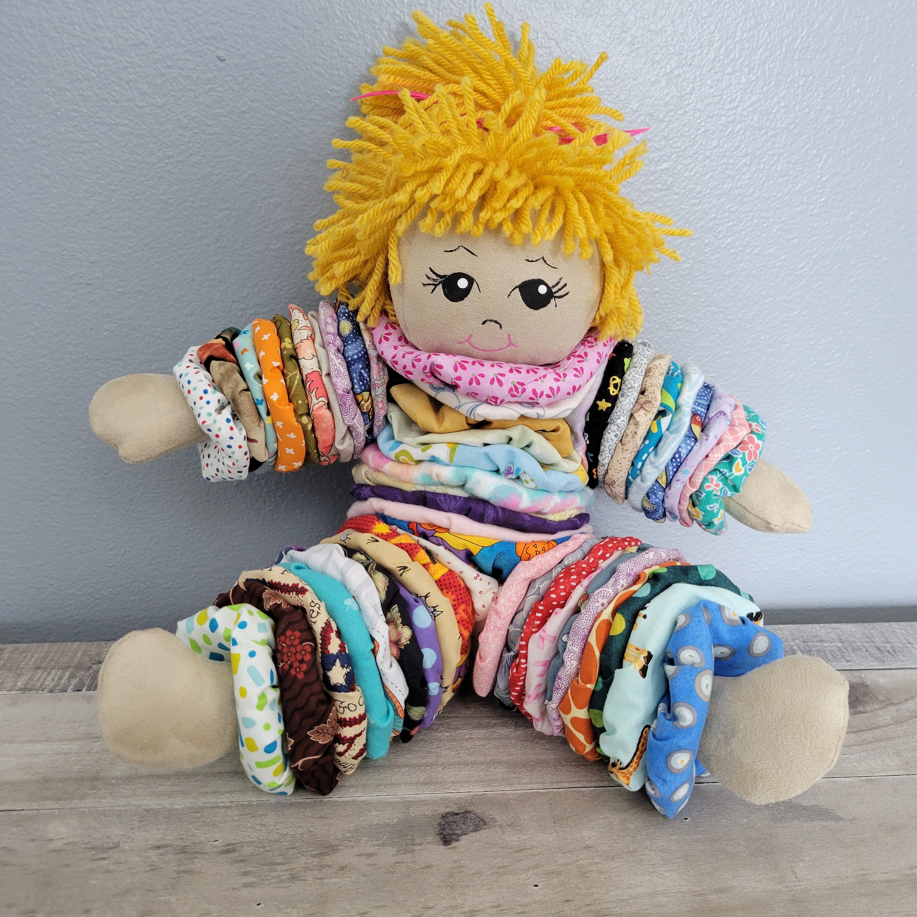 Handmade Yo-yo Baby Doll - Etsy