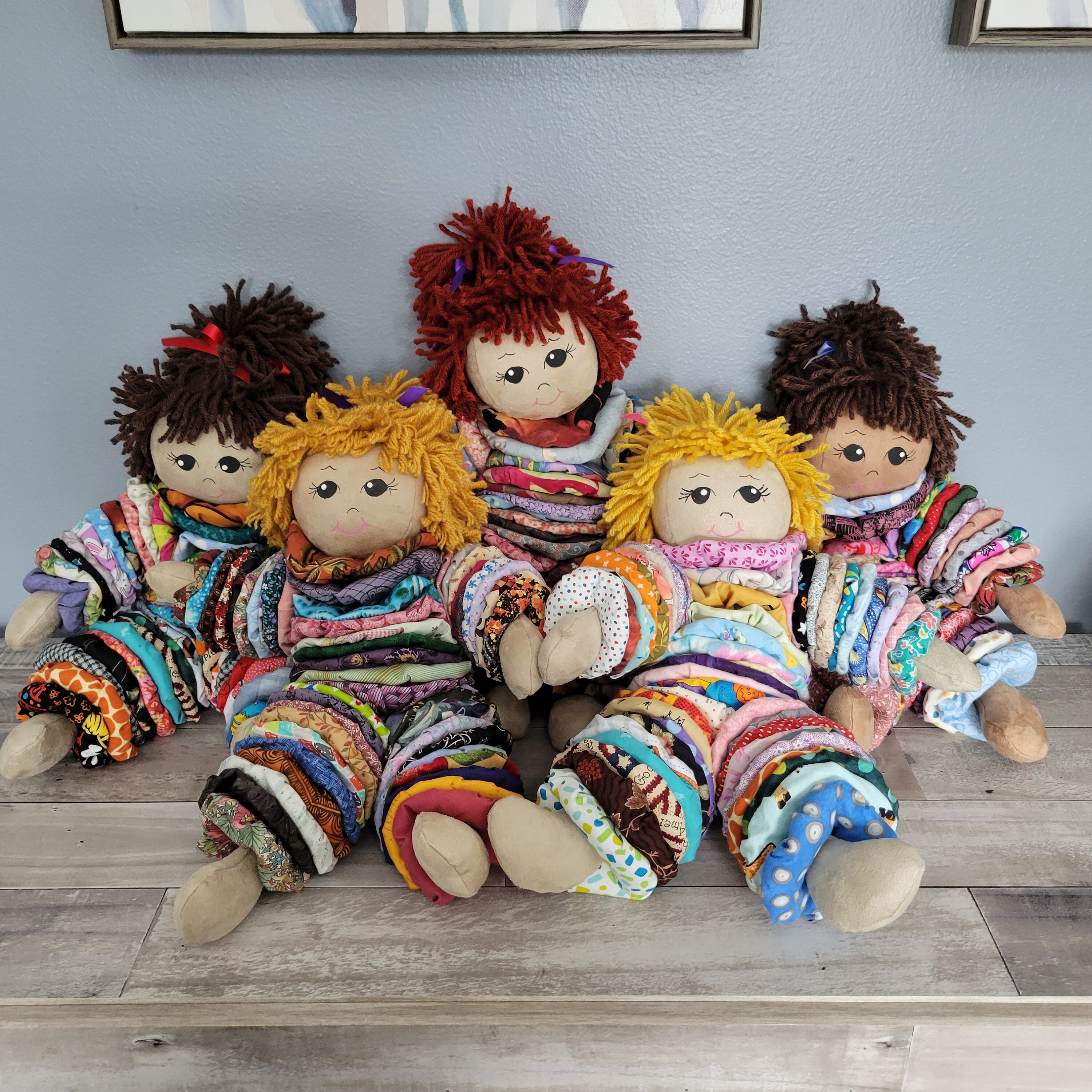 Handmade Yo-yo Baby Doll - Etsy