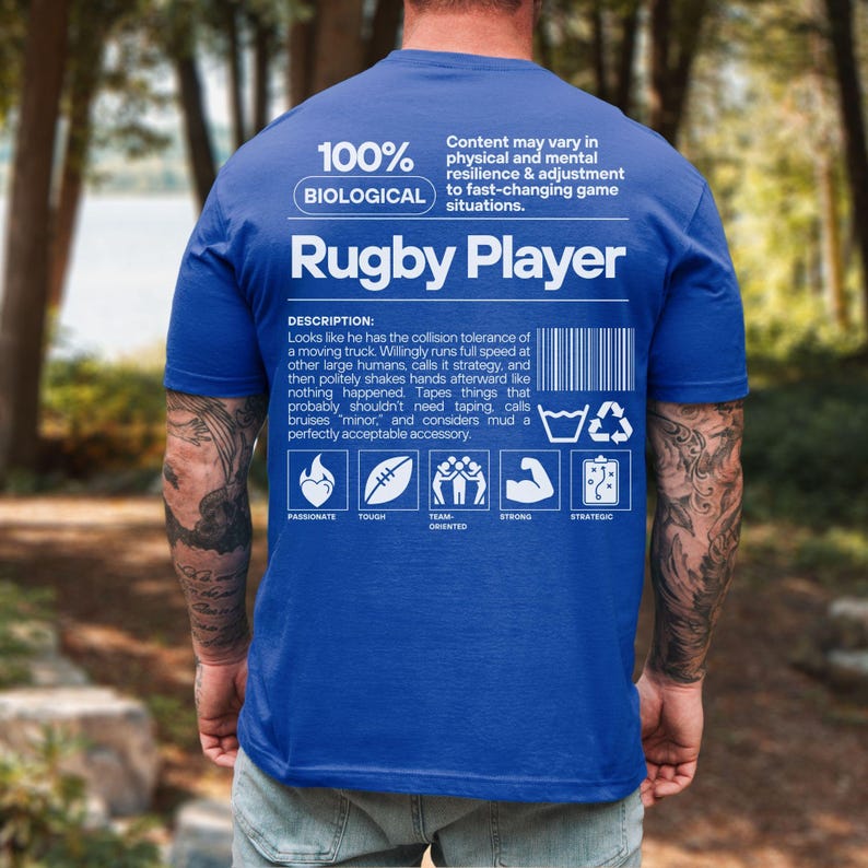 Funny Rugby Player Hoodie, Sweater, Tshirt as Group Outfit and Gift for ...