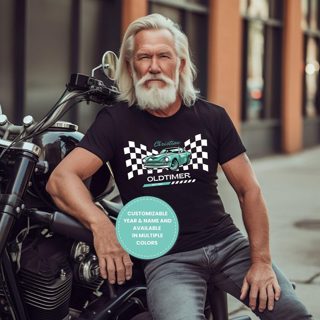 Customized Oldtimer Shirt, Oldtimer T-shirt, Customizable Birthday ...