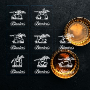 Blanton's Logo Horse Letters - COMPLETE SET for Coasters | Bourbon and ...