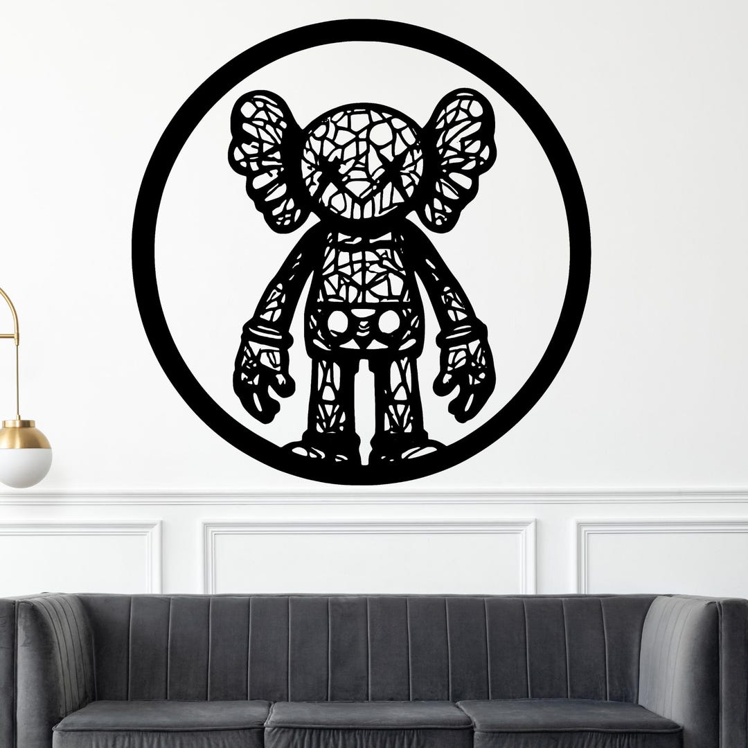 Kaws-style Vector Character Design for Laser, Plasma Cutting, Engraving ...