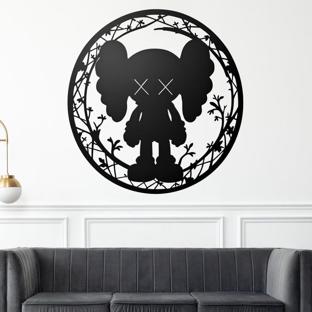 Kaws-style Vector Character Design for Laser and Plasma Cutting ...