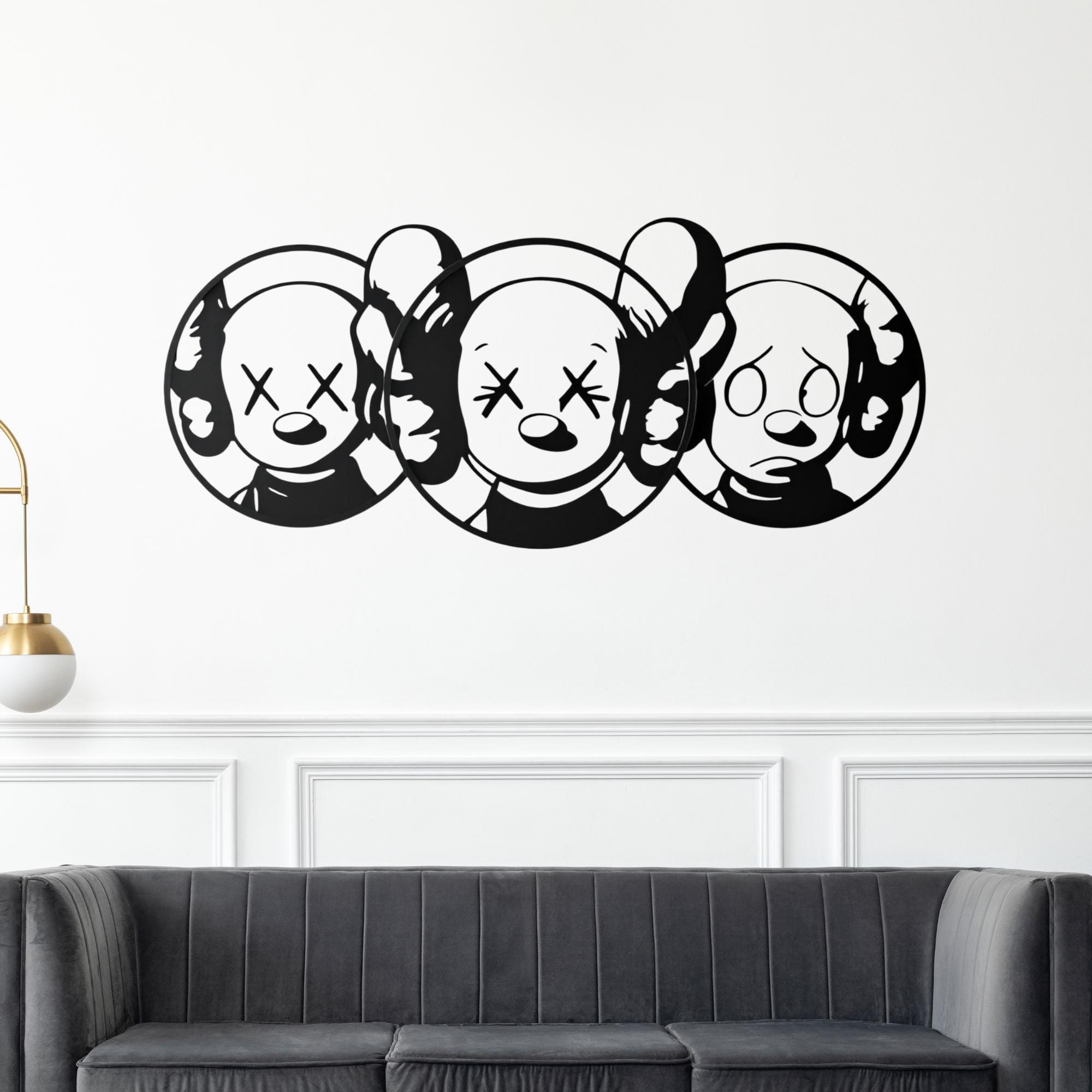 Kaws-style Vector Character Design for Laser, Plasma Cutting, Engraving ...