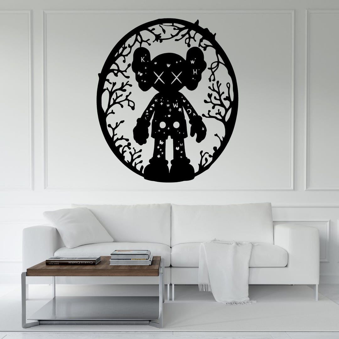 Kaws-inspired Vector Character Design for Laser and Plasma Cutting ...