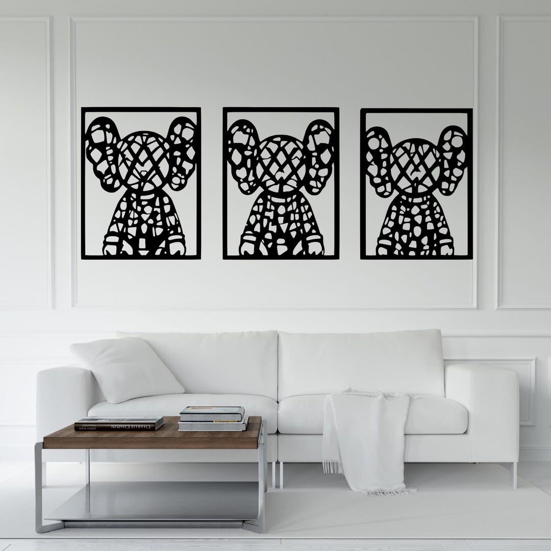 Kaws-style Vector Character Design for Laser, Plasma Cutting, Engraving ...