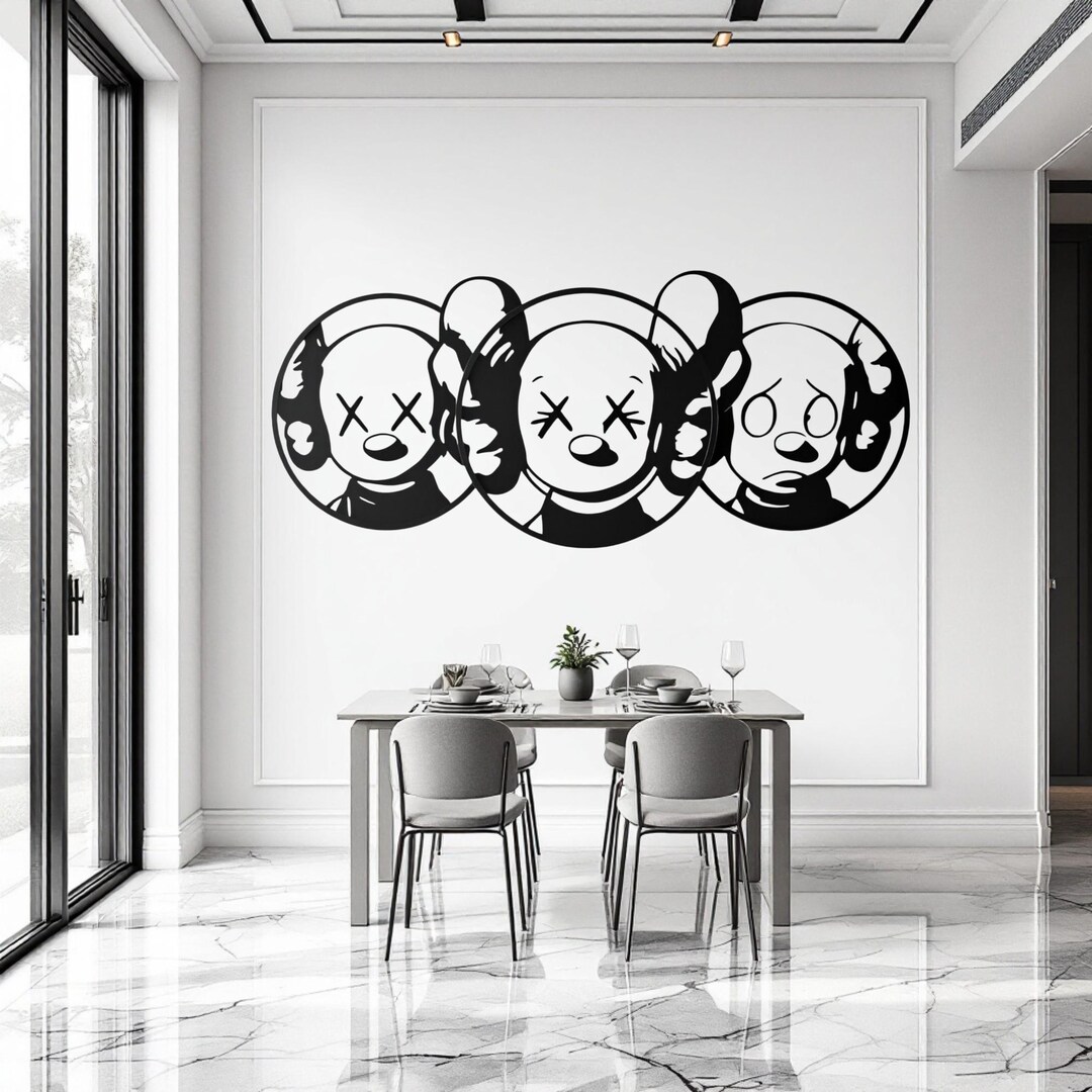 Kaws-style Vector Character Design for Laser, Plasma Cutting, Engraving ...