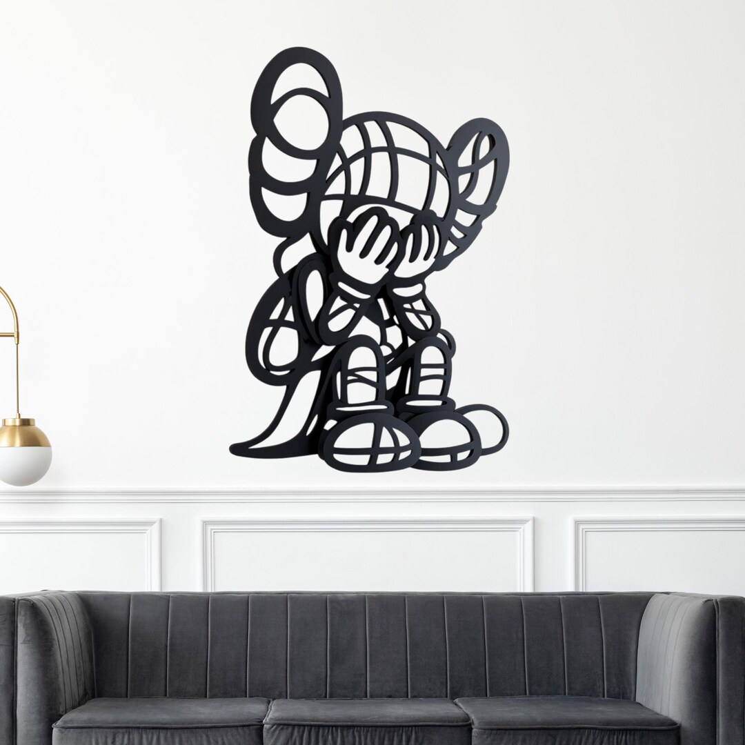 Kaws-inspired Wall Art Vector Design for Laser, Plasma Cutting ...