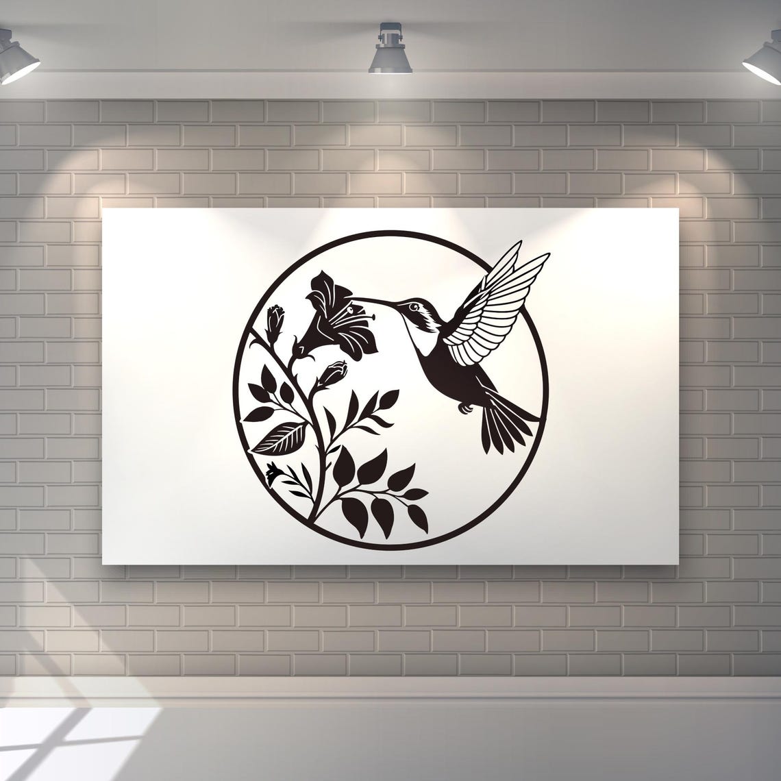 DIY Hummingbird Wall Art Decor – Vector File for Laser and Plasma ...