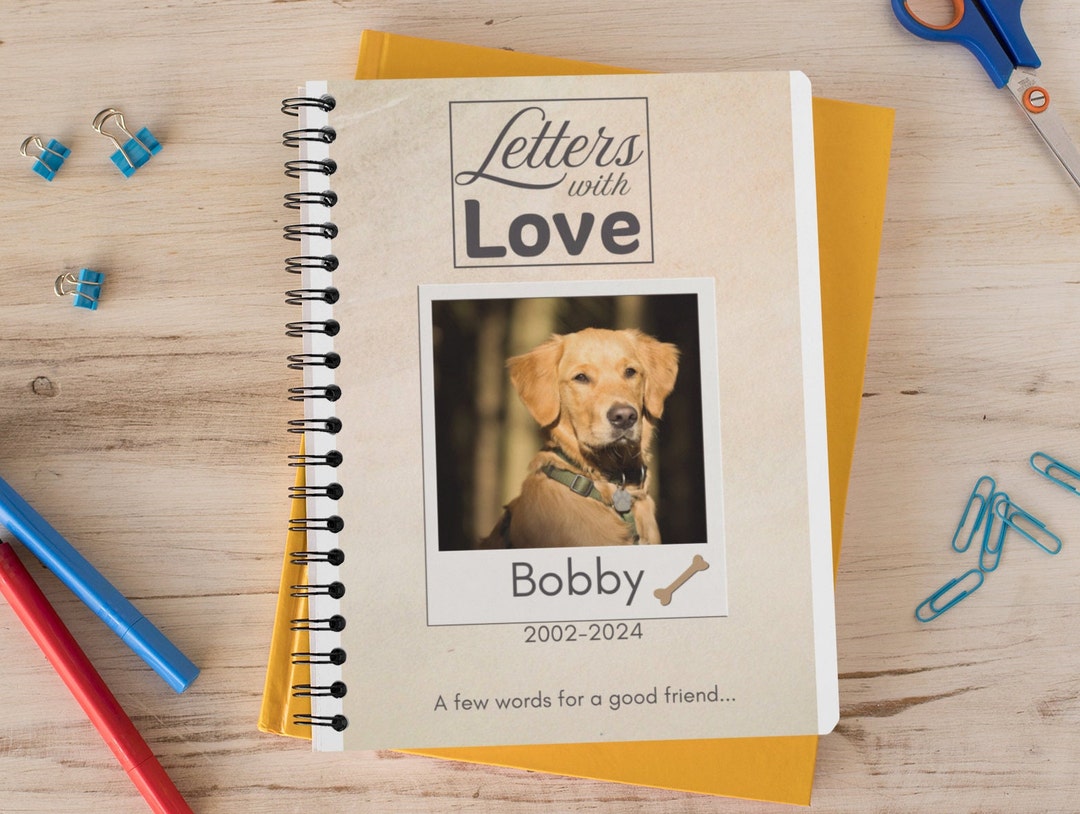 Pet Journal, Memory Notebook, Personalized Pet Notebook, Pet Lover Gift ...