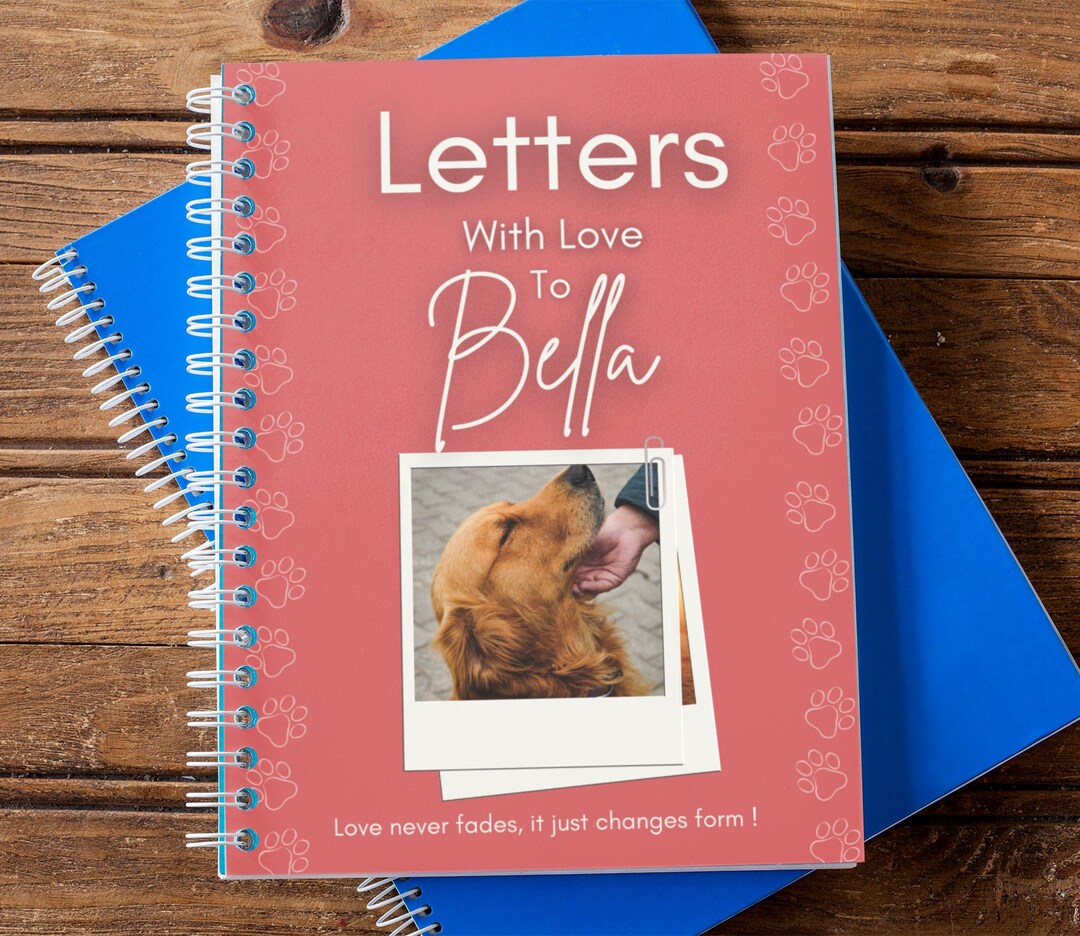 Pet Memorial Journal, Memory Notebook, Personalized Pet Notebook, Pet ...