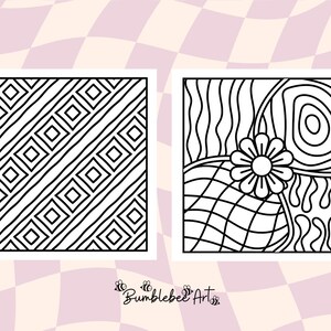 Comfy Patterns Coloring Pages-volume 2 - Etsy